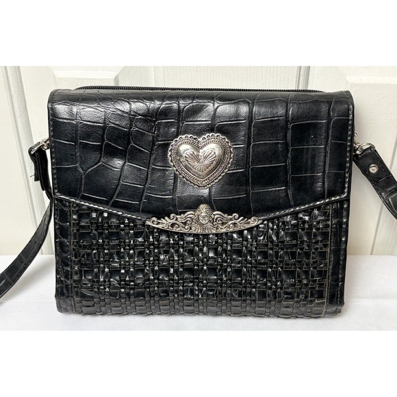 Day-Timer | Office | Day Timer Vintage Black Purse Heart Daily Planner ...